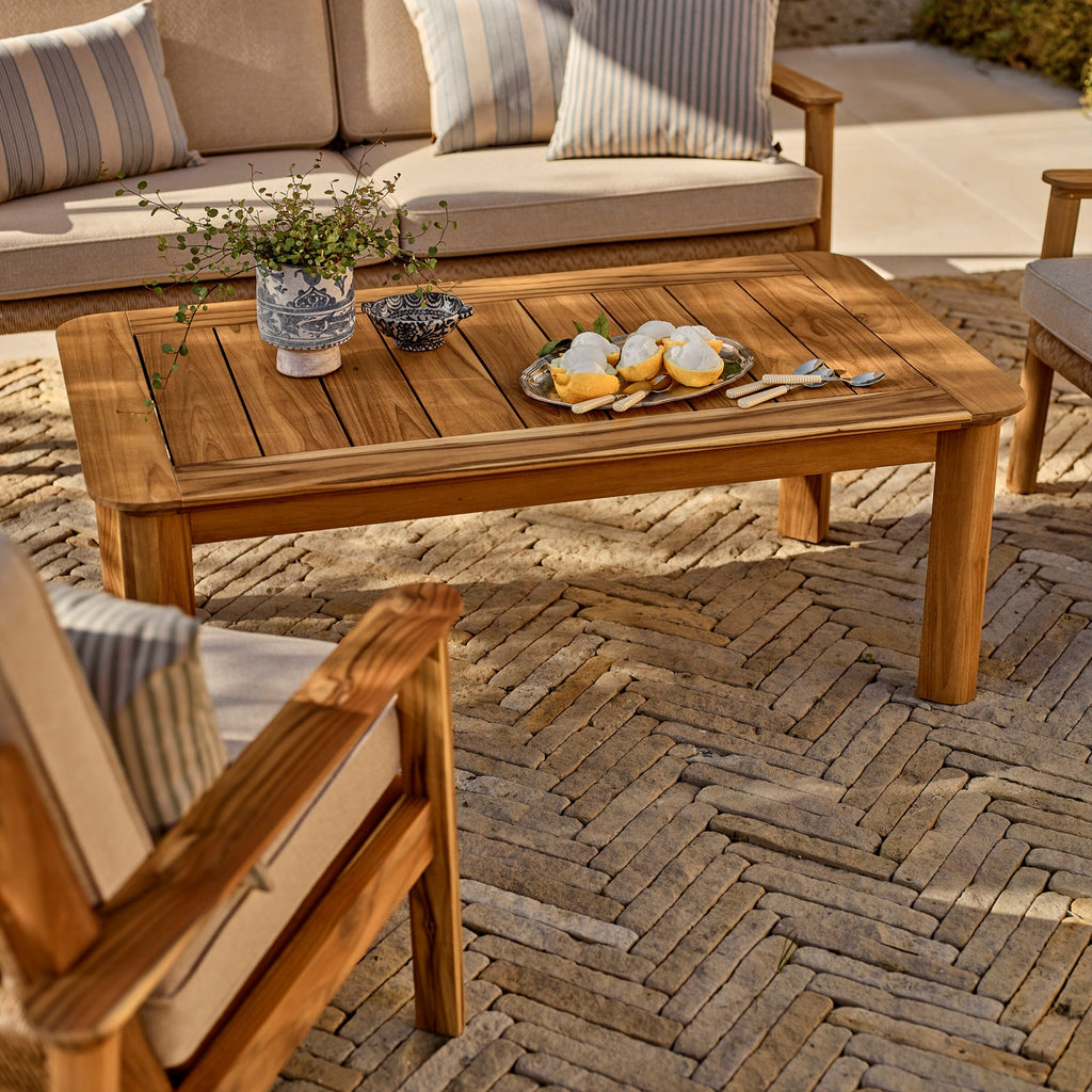 Kew Teak Garden Coffee Table – Neptune