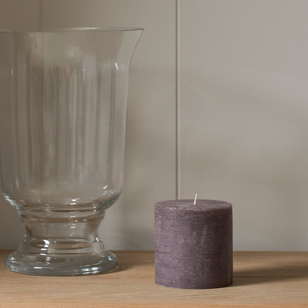 Blyton Pillar Candle, Walnut – Neptune