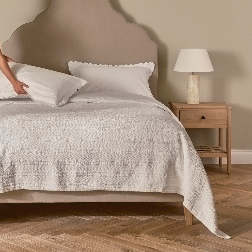 Elle Cotton Bedspread – Neptune