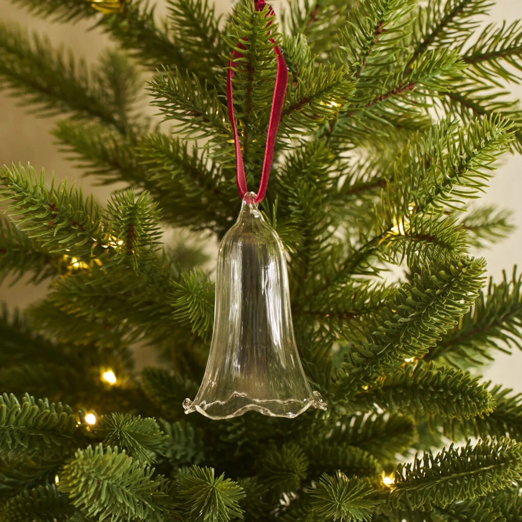 Amara Glass Bell Hanging Decoration, Merlot – Neptune