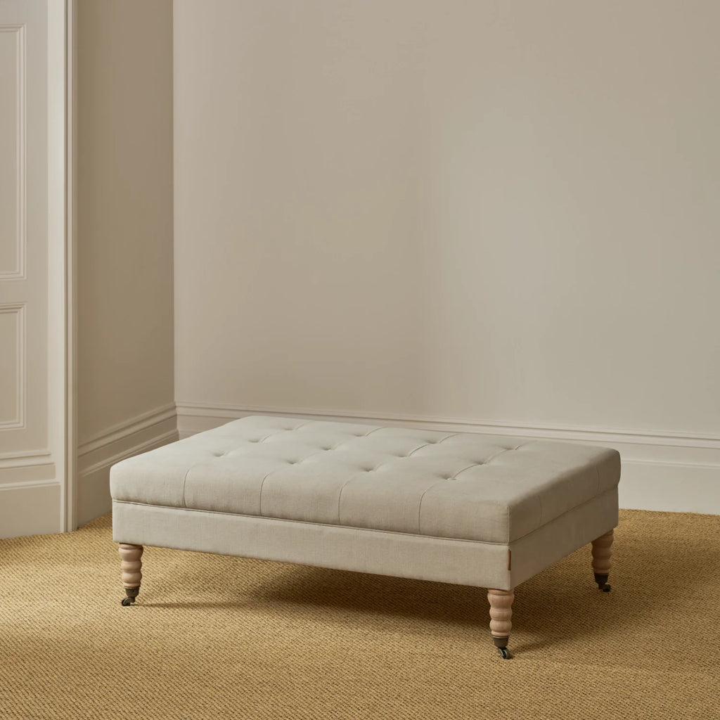 Arthur Large Footstool – Neptune
