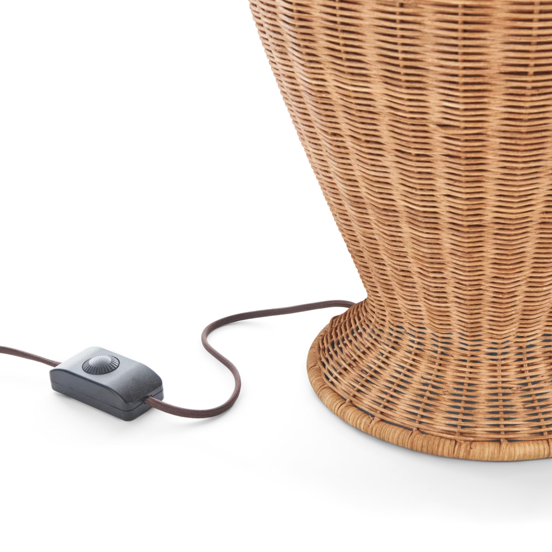 Athena Large Rattan Table Lamp – Neptune