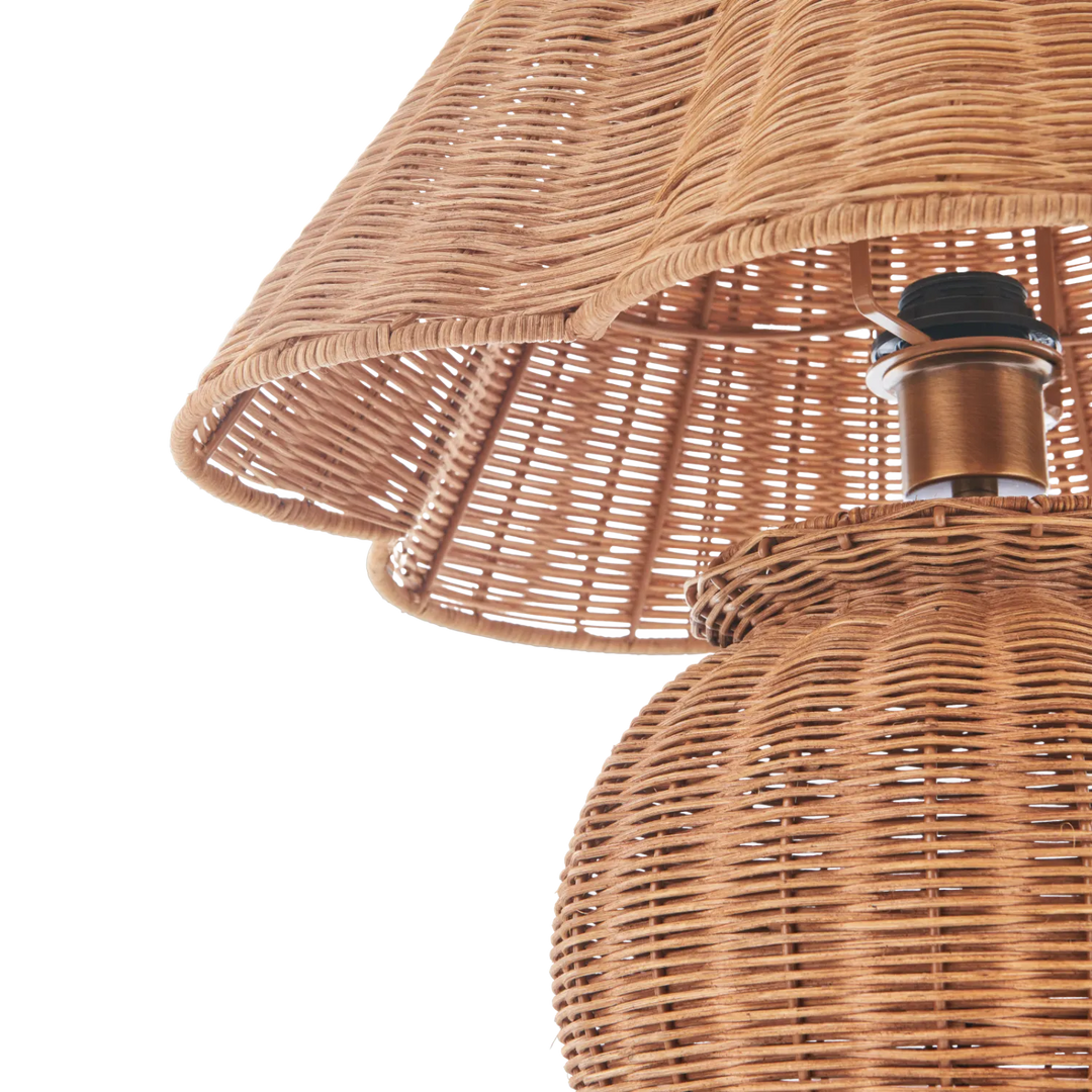 Athena Medium Rattan Table Lamp – Neptune