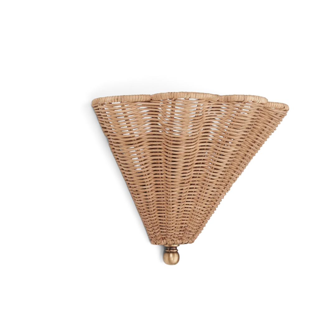 Athena Rattan Wall Uplighter – Neptune
