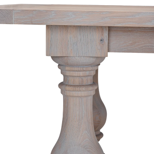 Balmoral 10 Seater Rectangular Dining Table, Seasoned Oak – Neptune