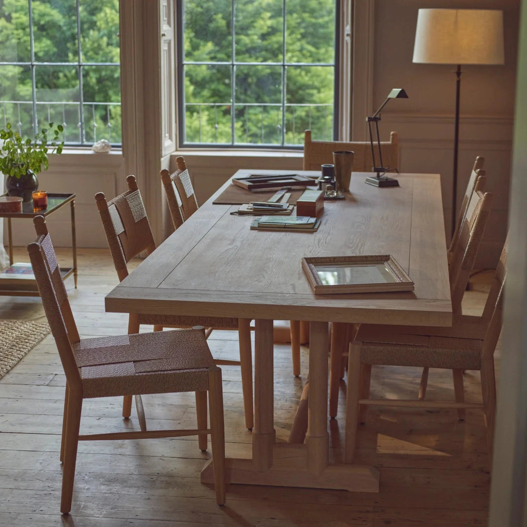 Battersea 8 Seater Oak Dining Table – Neptune