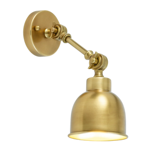 Brompton Wall Light, Small, Brass – Neptune