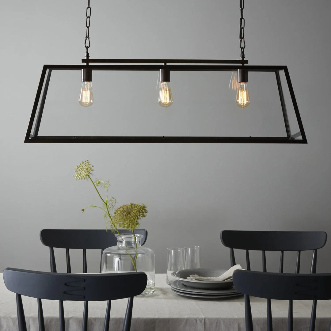 Cecile Large Gathered Linen Pendant Light – Neptune