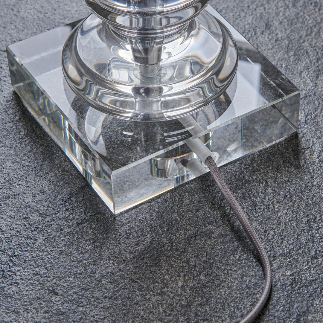 Burlington Crystal Vase Lampstand, Small – Neptune