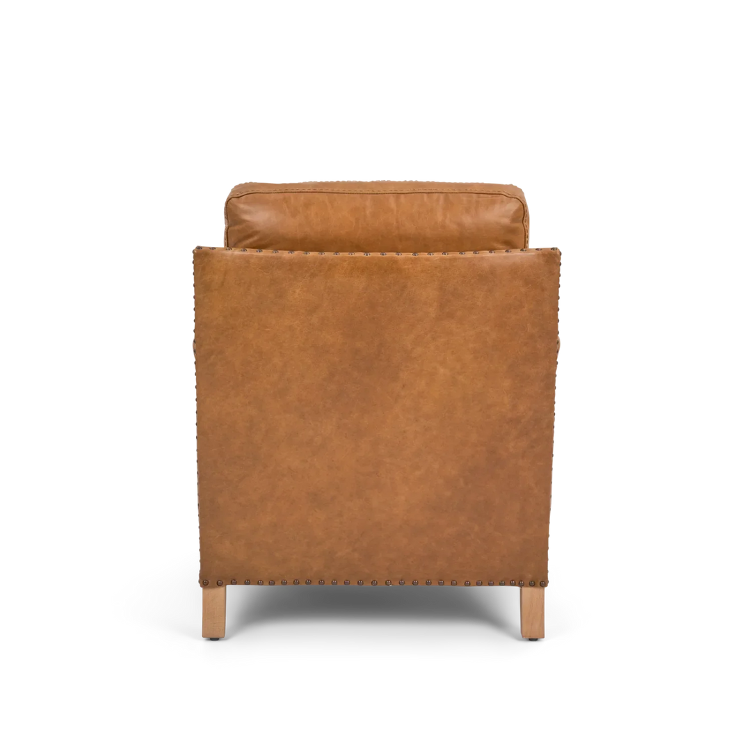 Caspar Leather Armchair – Neptune
