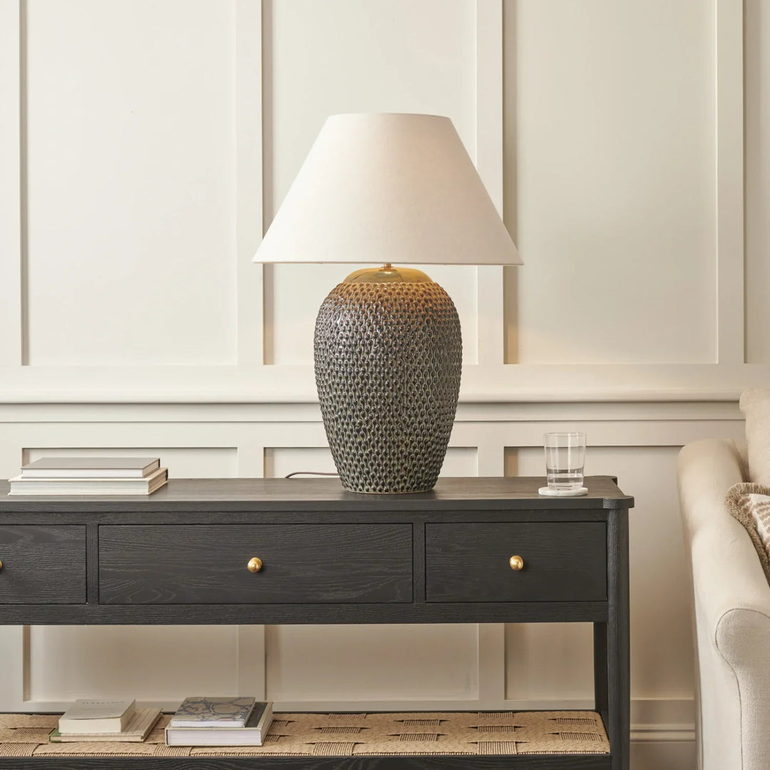 Caspian Large Ceramic Table Lamp – Neptune
