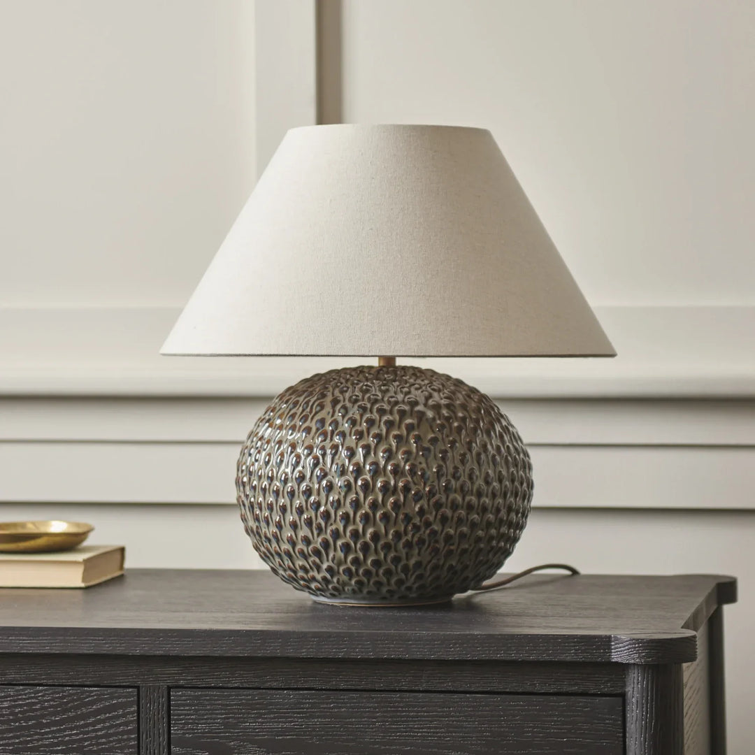 Caspian Small Ceramic Table Lamp – Neptune