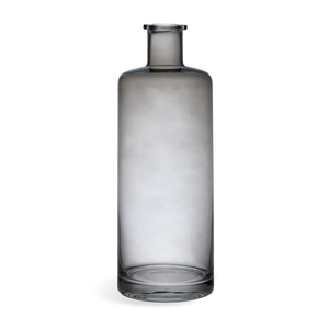 Castleford Tall Glass Bottle Vase, Grey – Neptune