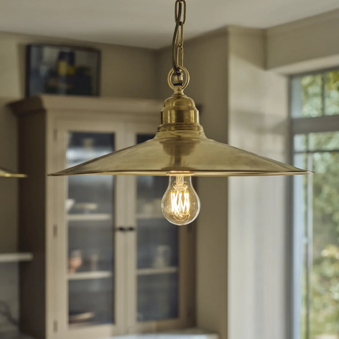 Emerson Brass Pendant Light – Neptune
