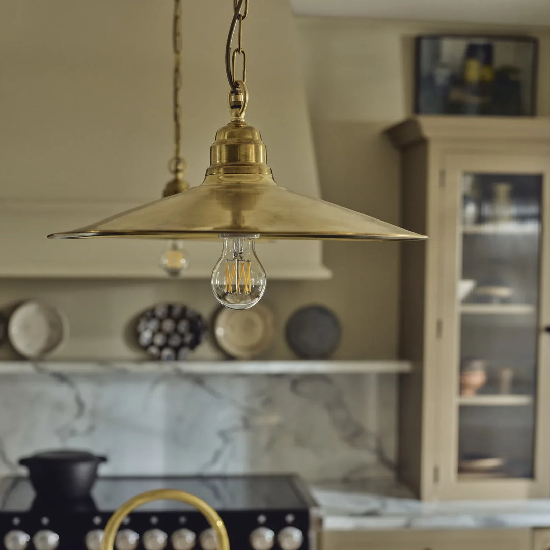Emerson Brass Pendant Light – Neptune
