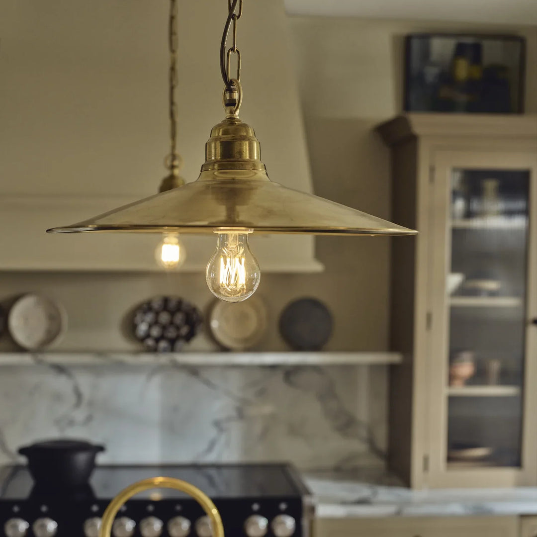 Emerson Brass Pendant Light – Neptune