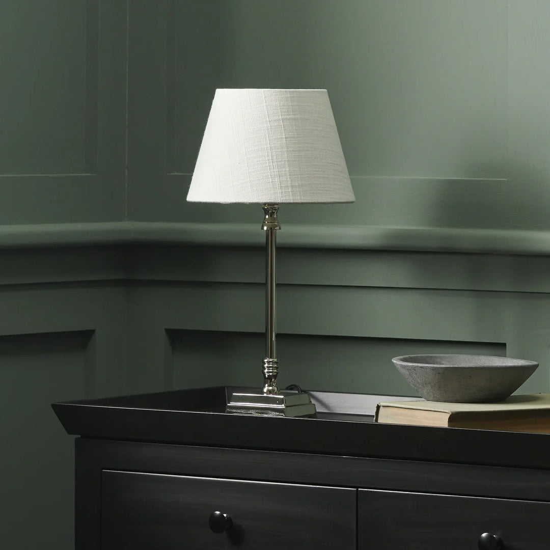 Hanover Small Nickel Table Lamp – Neptune