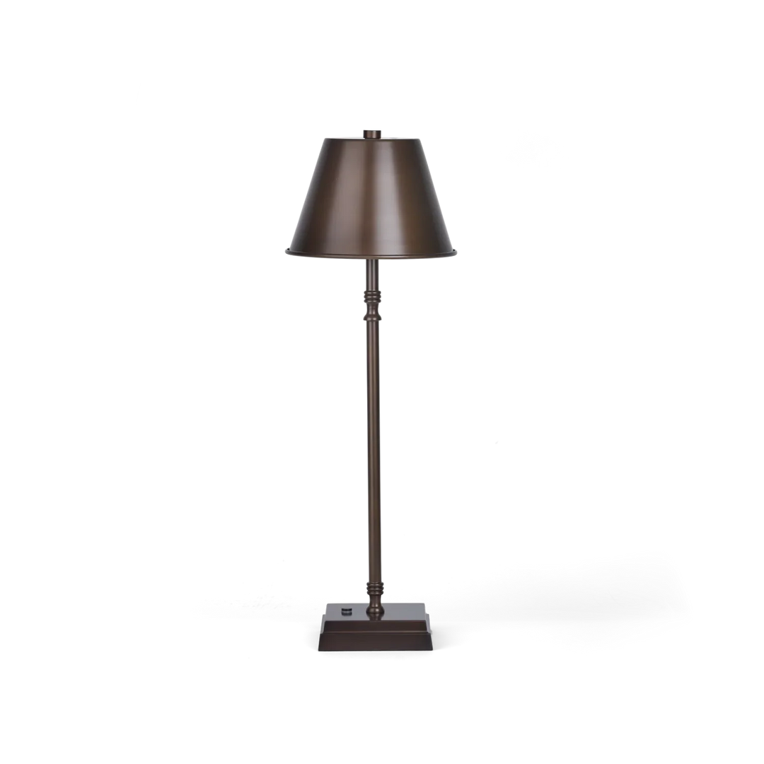 Hanover Tall Bronze Cordless Rechargeable Lamp – Neptune