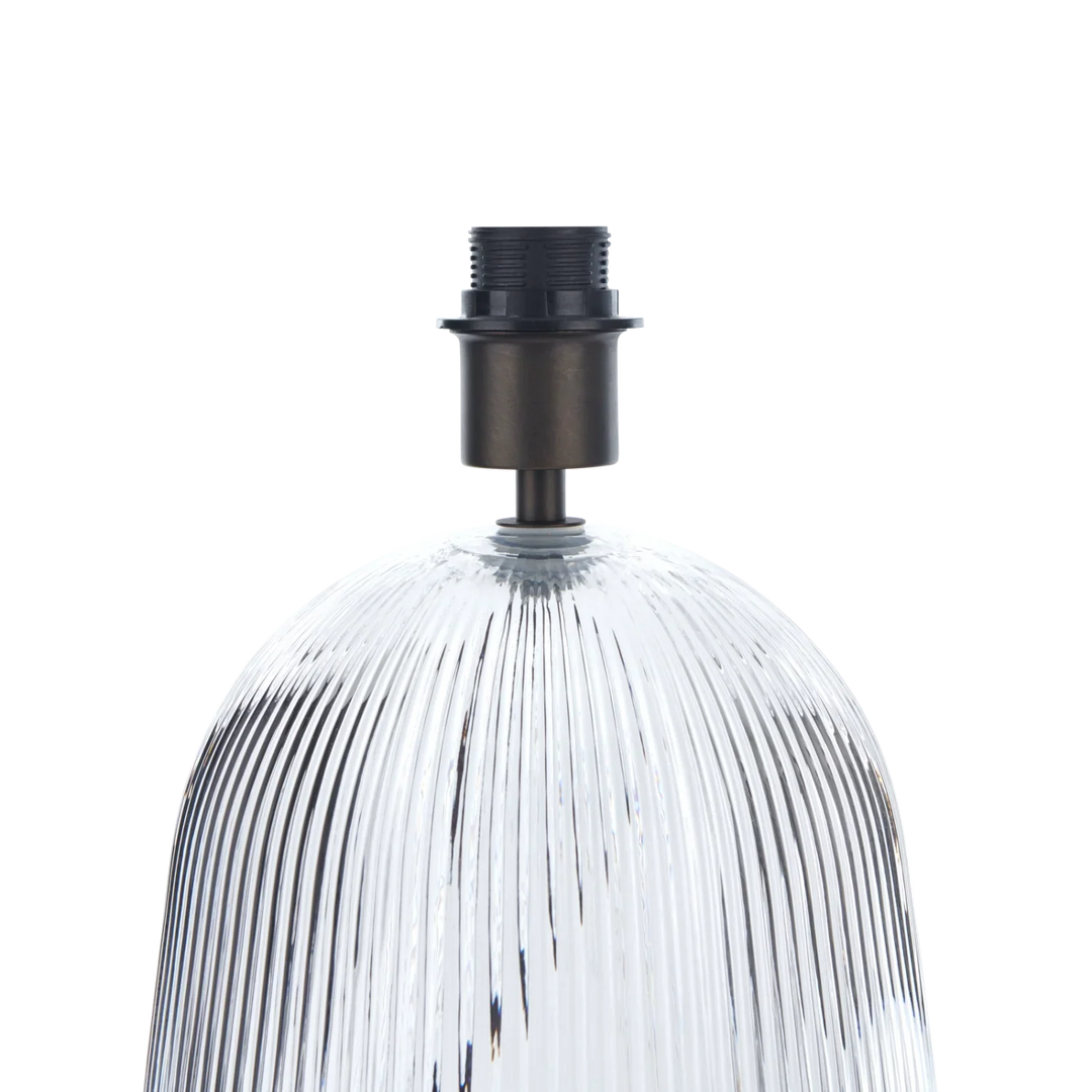 Malton Fluted Glass Pill Table Lamp – Neptune