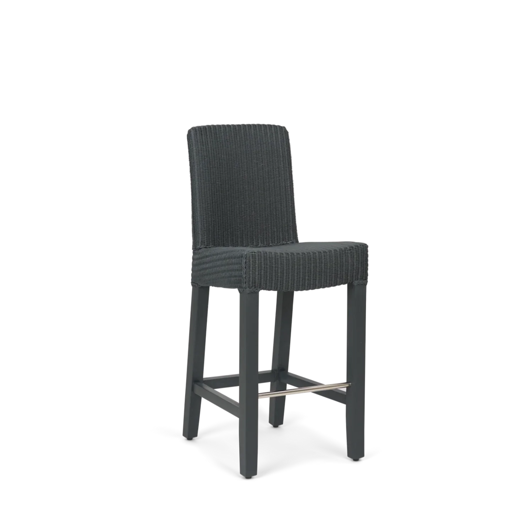 Montague Lloyd Loom High Back Bar Stool – Neptune