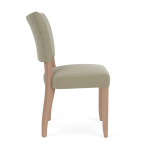 Mowbray Dining Chair, Linara Moss - Natural Oak Legs – Neptune