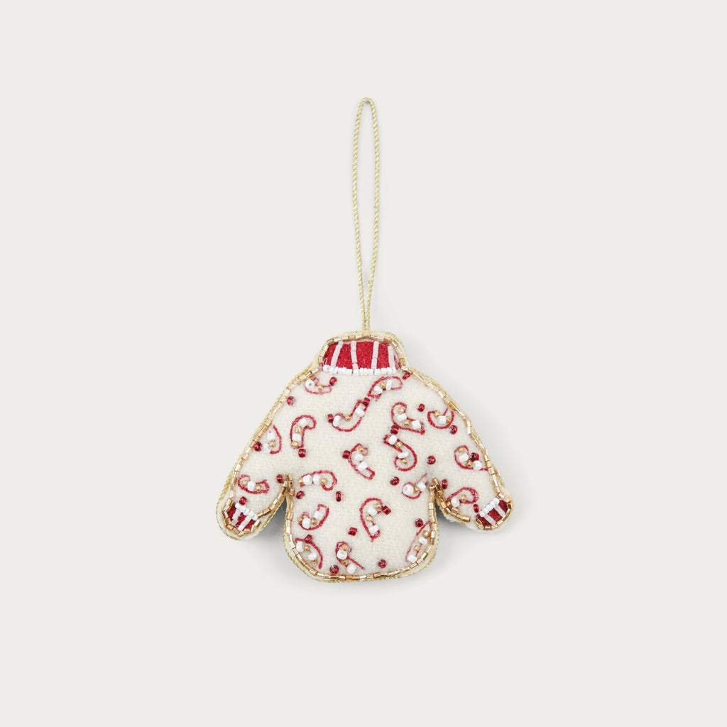 Highbury Beaded Festive Jumper Hanging Decoration – Neptune