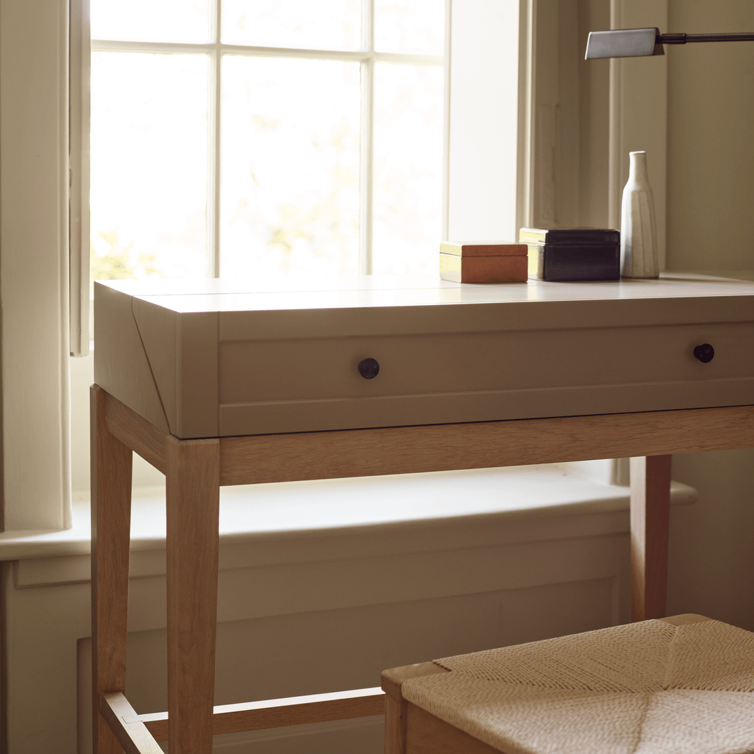 Ardingly Compact Desk with Storage – Neptune