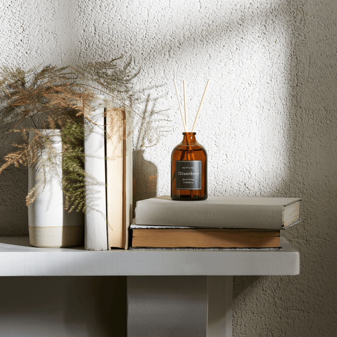 Winterberry Reed Diffuser, Spiced Orange & Red Berry – Neptune