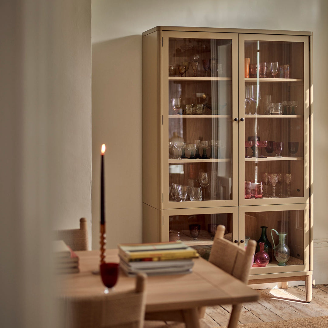 Farlow Tall Glass Display Cabinet – Neptune