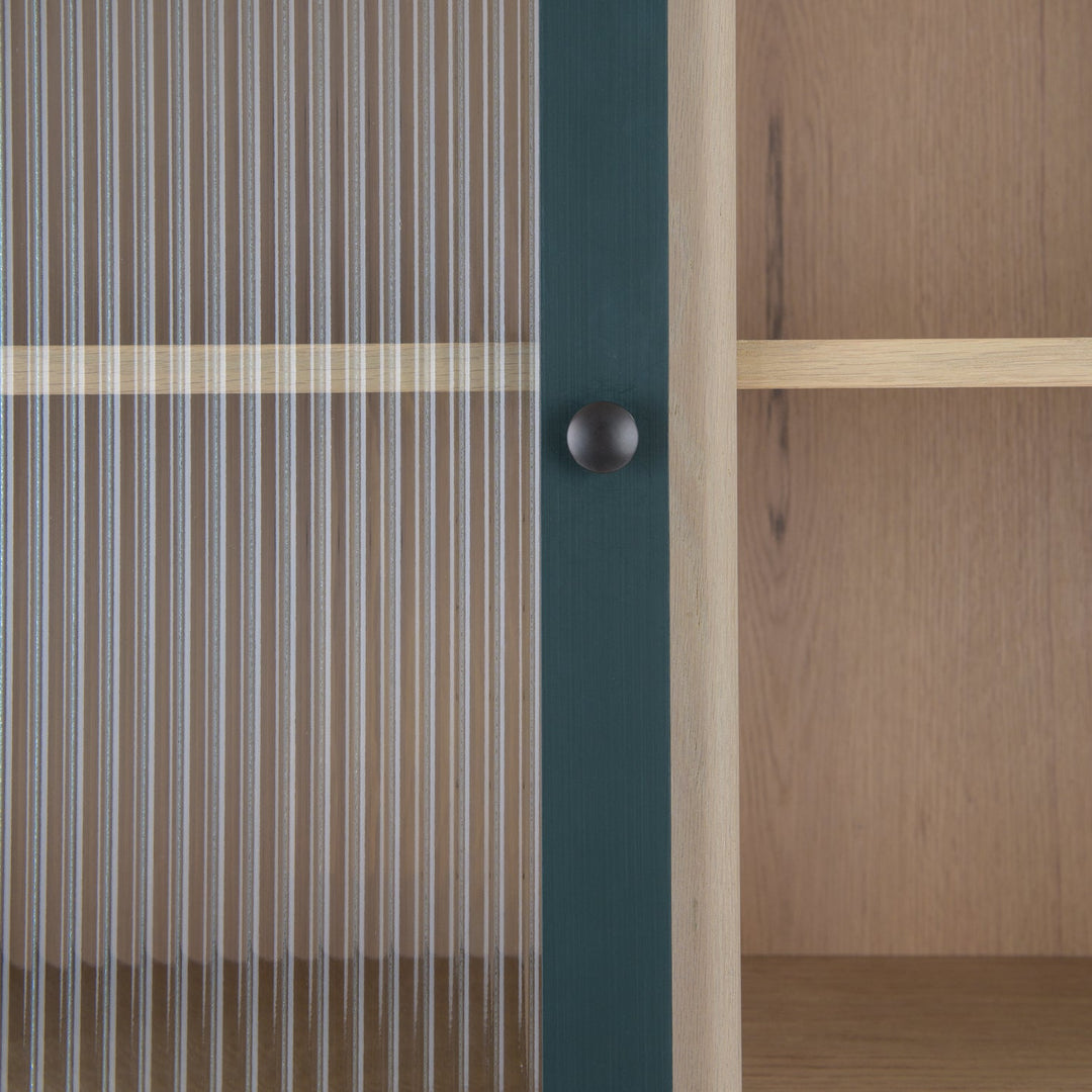 Farlow 1200 Full Height Freestanding Larder, Constable Green – Neptune