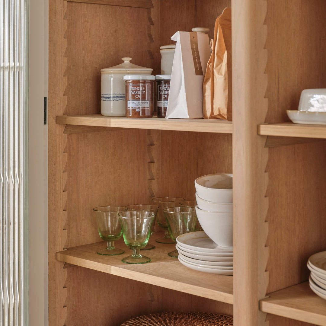 Farlow 1200 Full Height Freestanding Larder - Silver Birch – Neptune