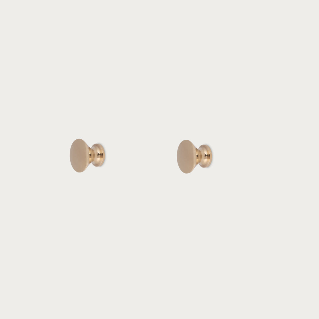 Britten Medium Button Knob, Set of 2 – Neptune