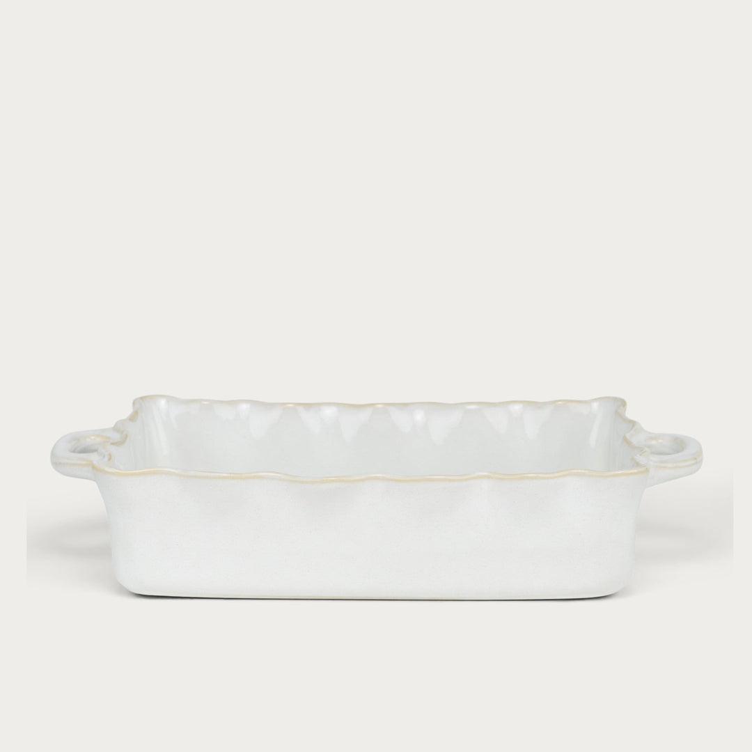 Bramley Stoneware Baking Dish, White – Neptune