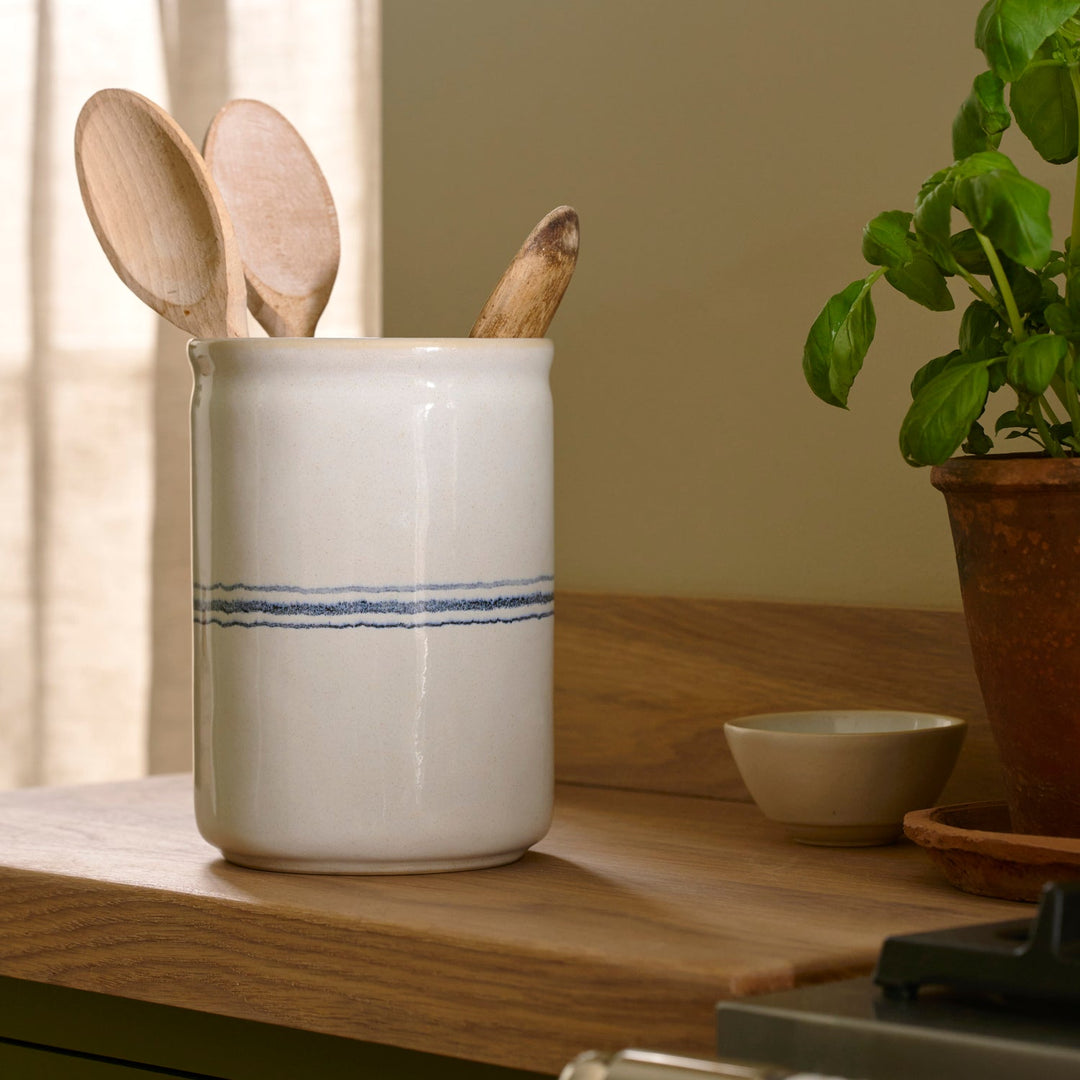 Melbury Stoneware Utensil Pot – Neptune
