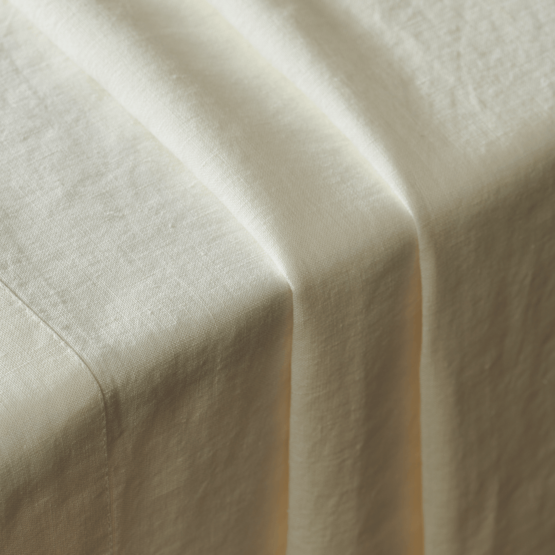 Emily Linen Tablecloth, Salt – Neptune