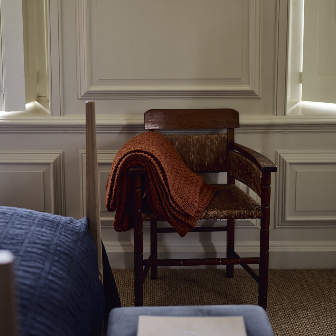 Hetton Throw, Rust – Neptune