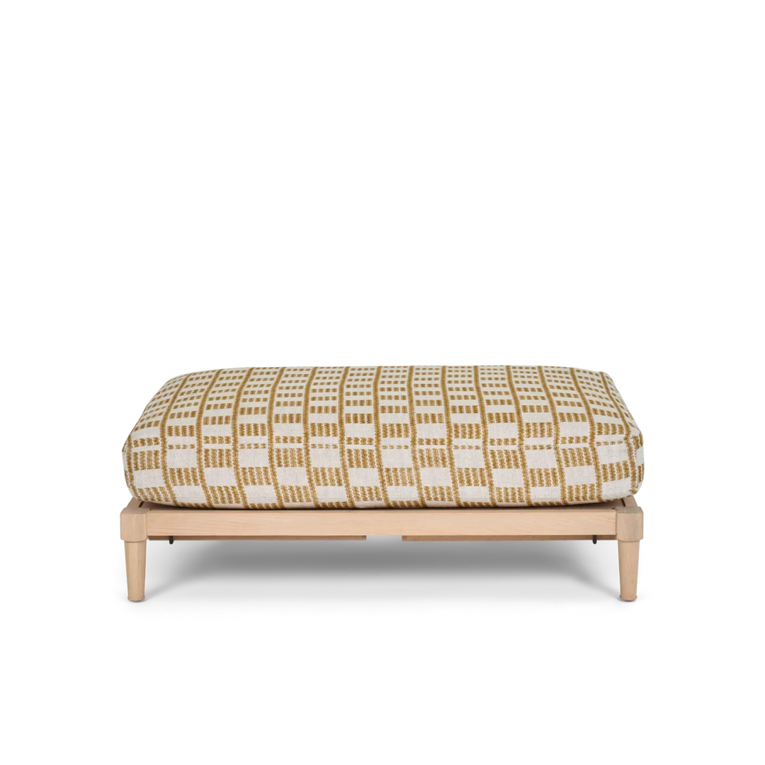 Ophelia Small Footstool, Saffron Cove – Neptune