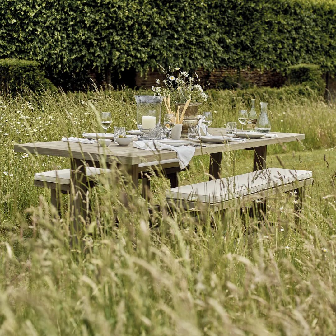 Pembrey 6 Seater Garden Dining Table & Bench Set – Neptune
