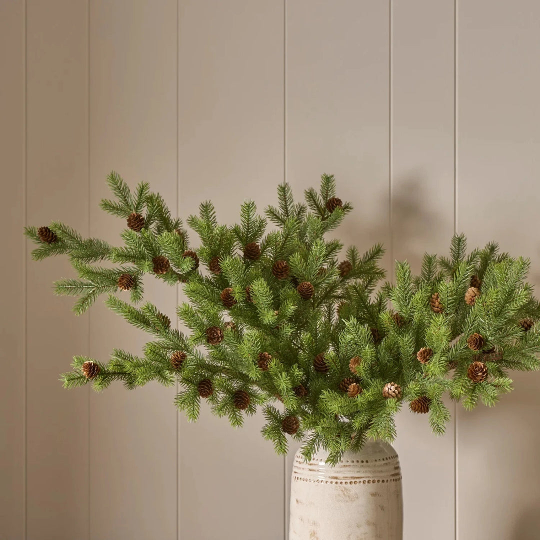 Faux Pine Foliage Spray, Green – Neptune