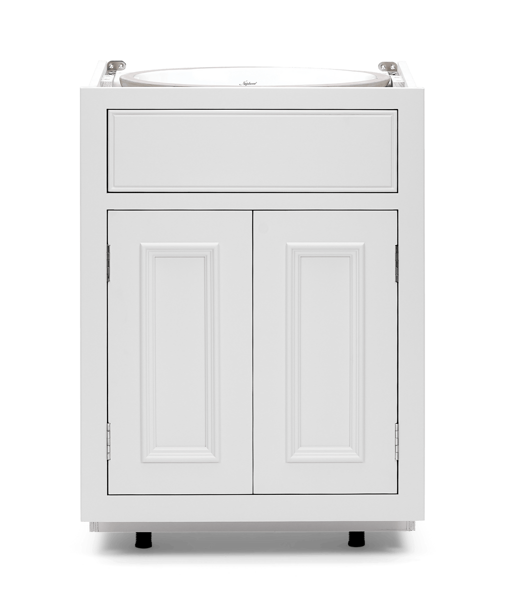 24 Base Cabinet 36" Sink Base Kitchen Cabinet Momplex Vanilla