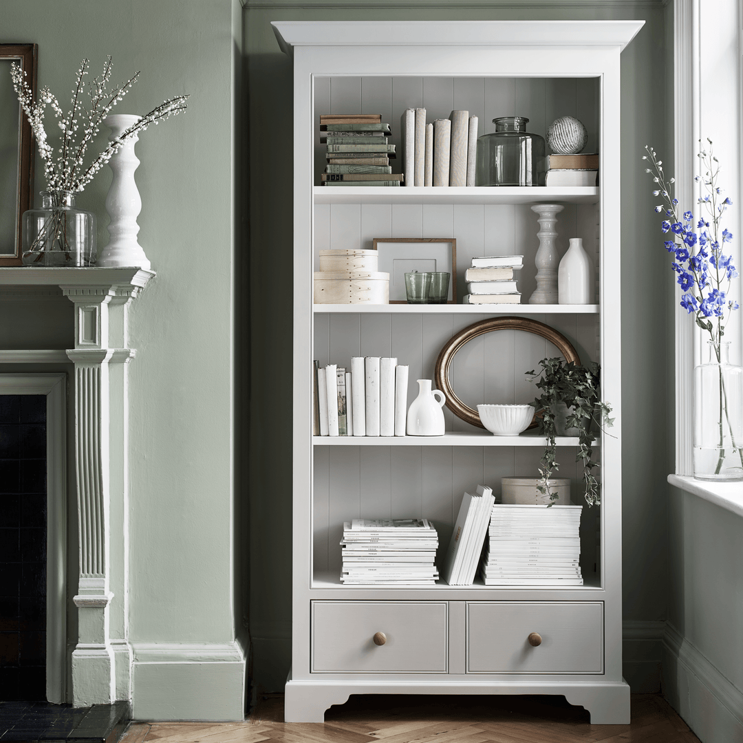 Chichester Tall Bookcase, Painted – Neptune