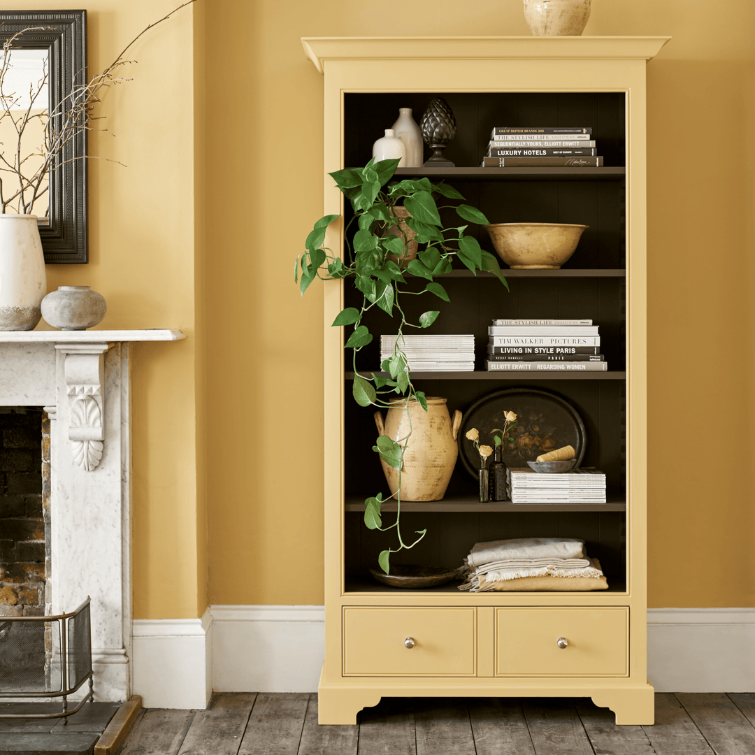 Henley Low Oak Bookcase – Neptune