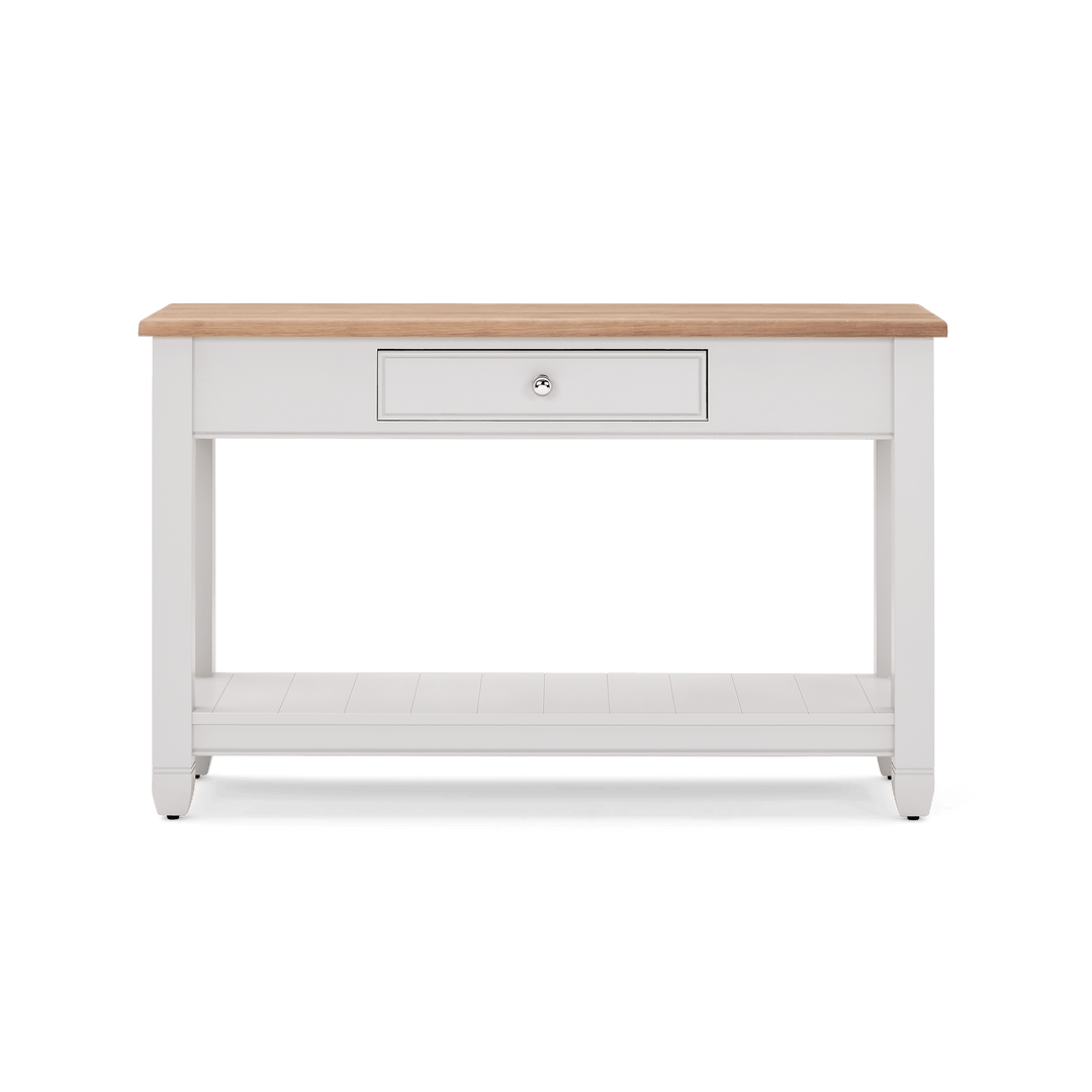 Henley Oak Console Table with Drawers – Neptune