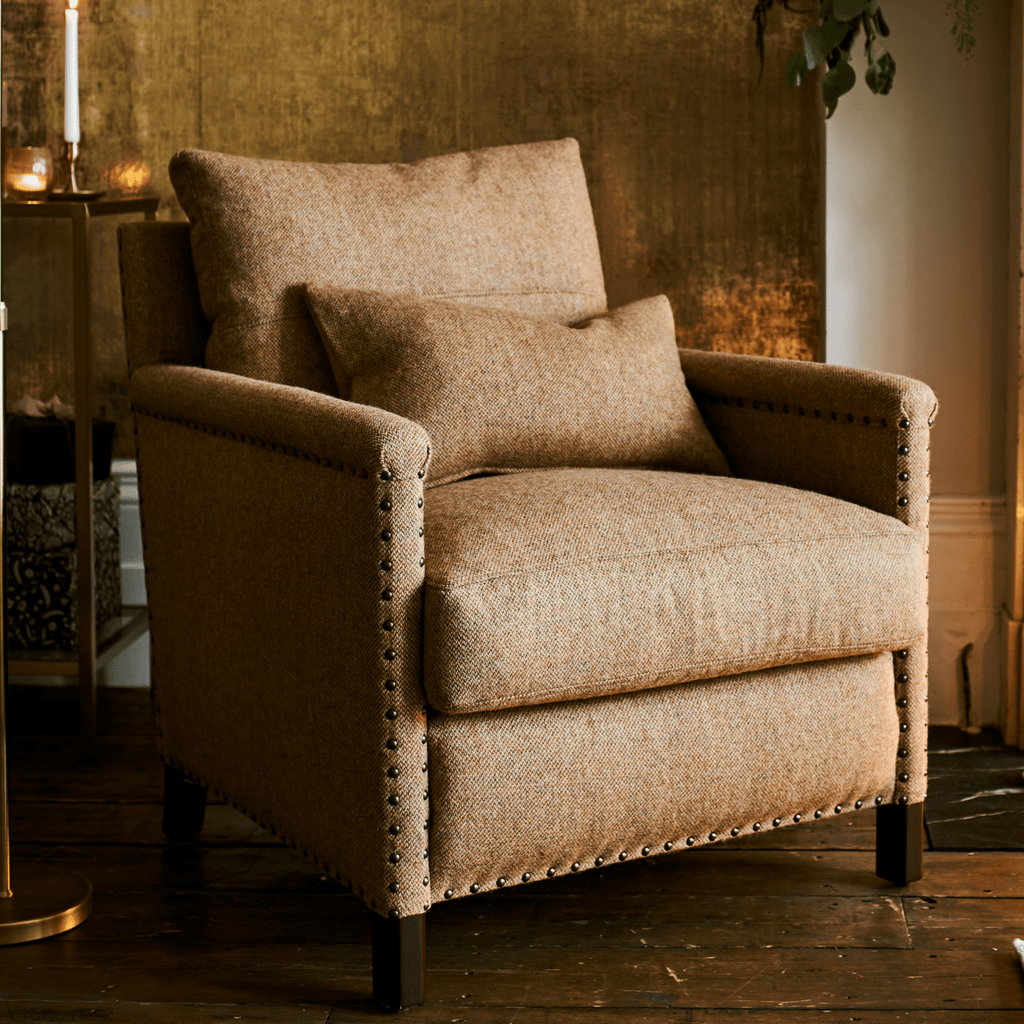 Grace Cushion, Harris Tweed – Neptune