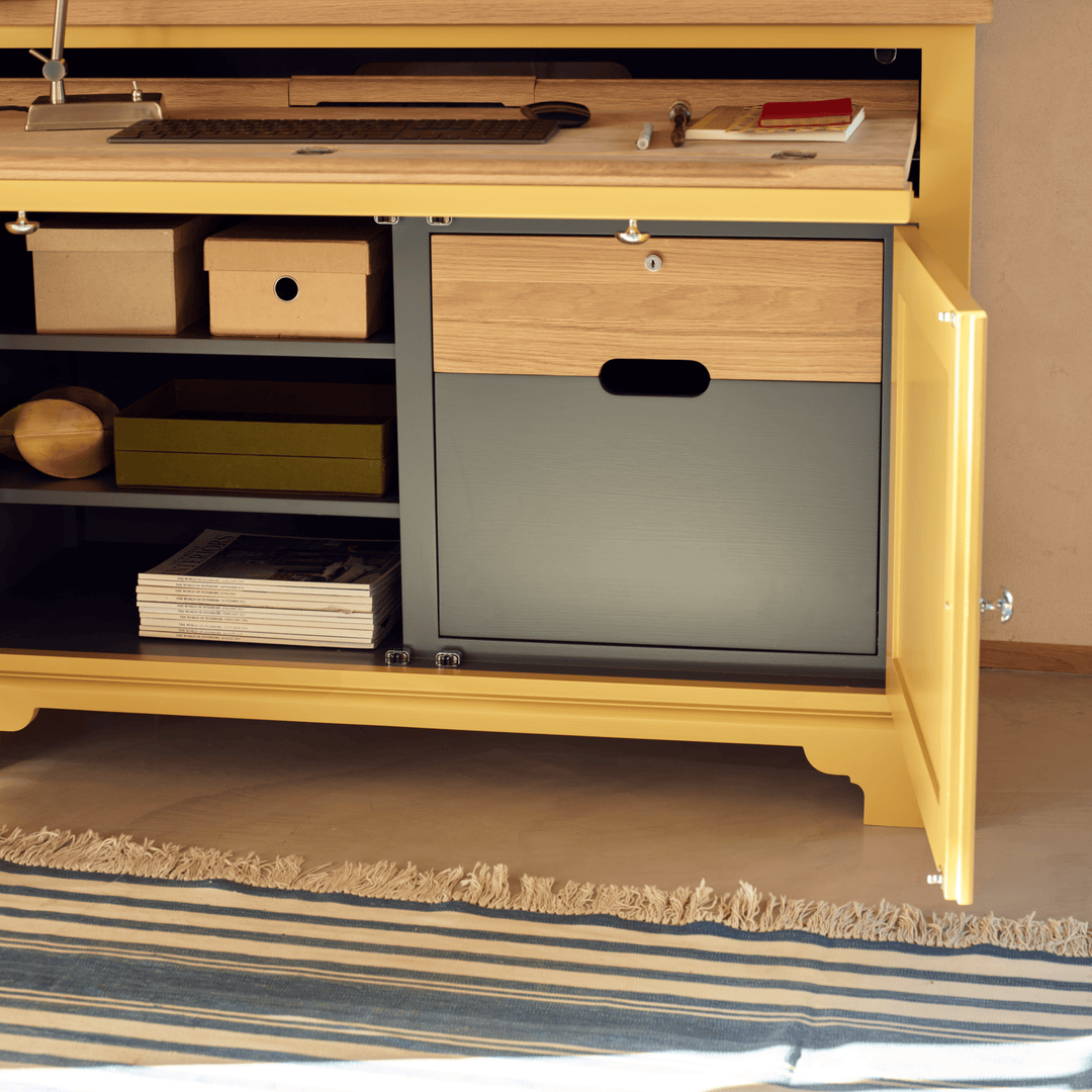 Solid Oak Desks & Workstations | Neptune