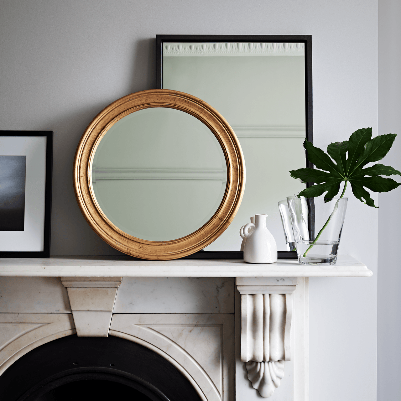 Oak Wall Mirrors & Clocks | Neptune