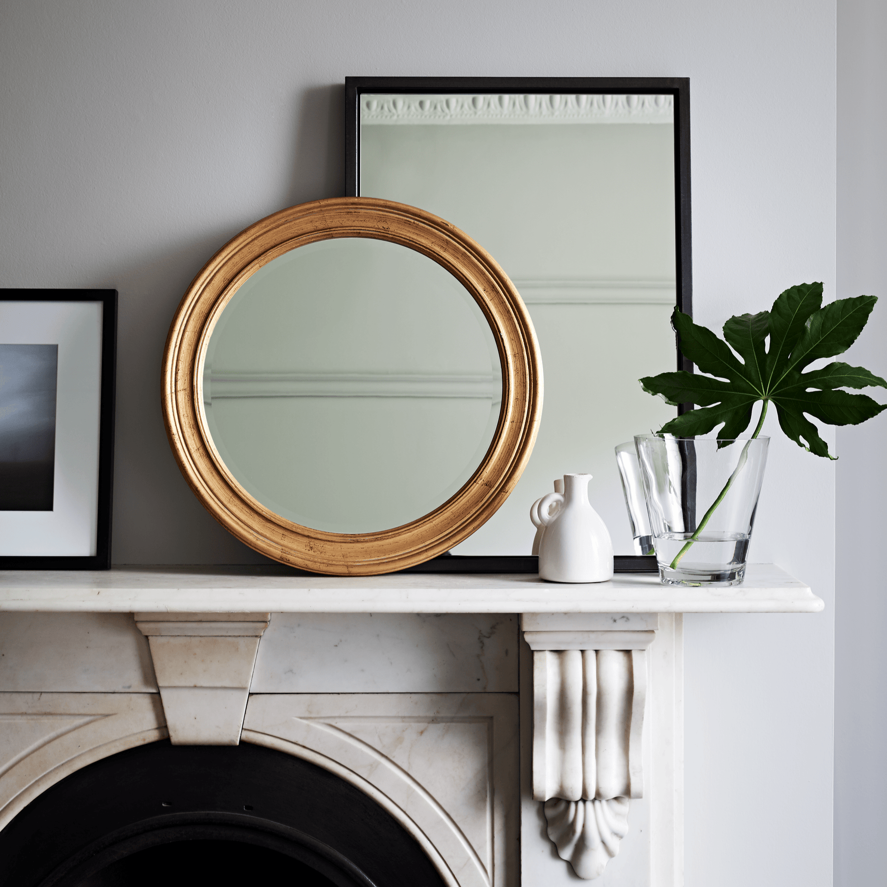 Oak Wall Mirrors & Clocks | Neptune