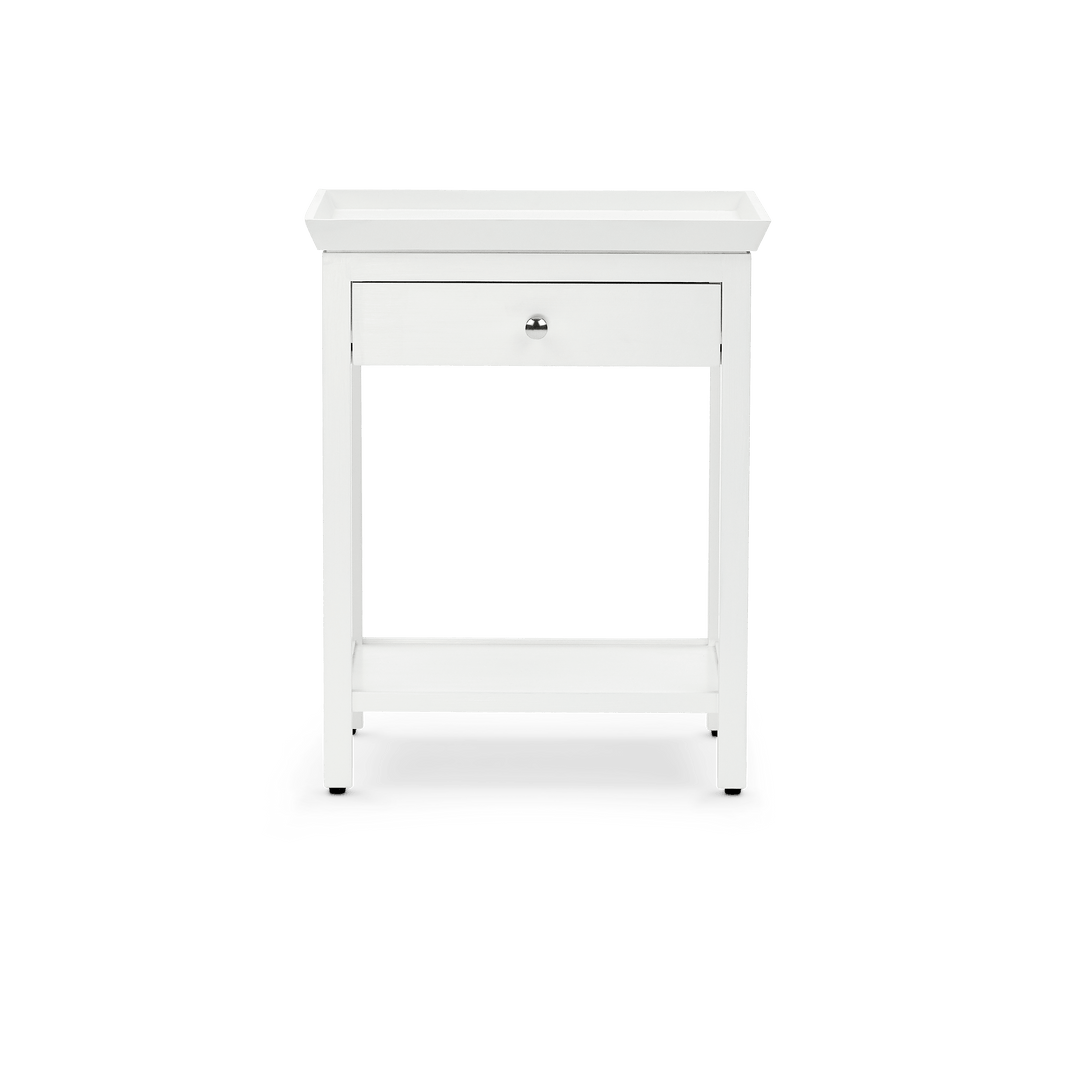 Aldwych Tall Tray Side Table, Painted – Neptune