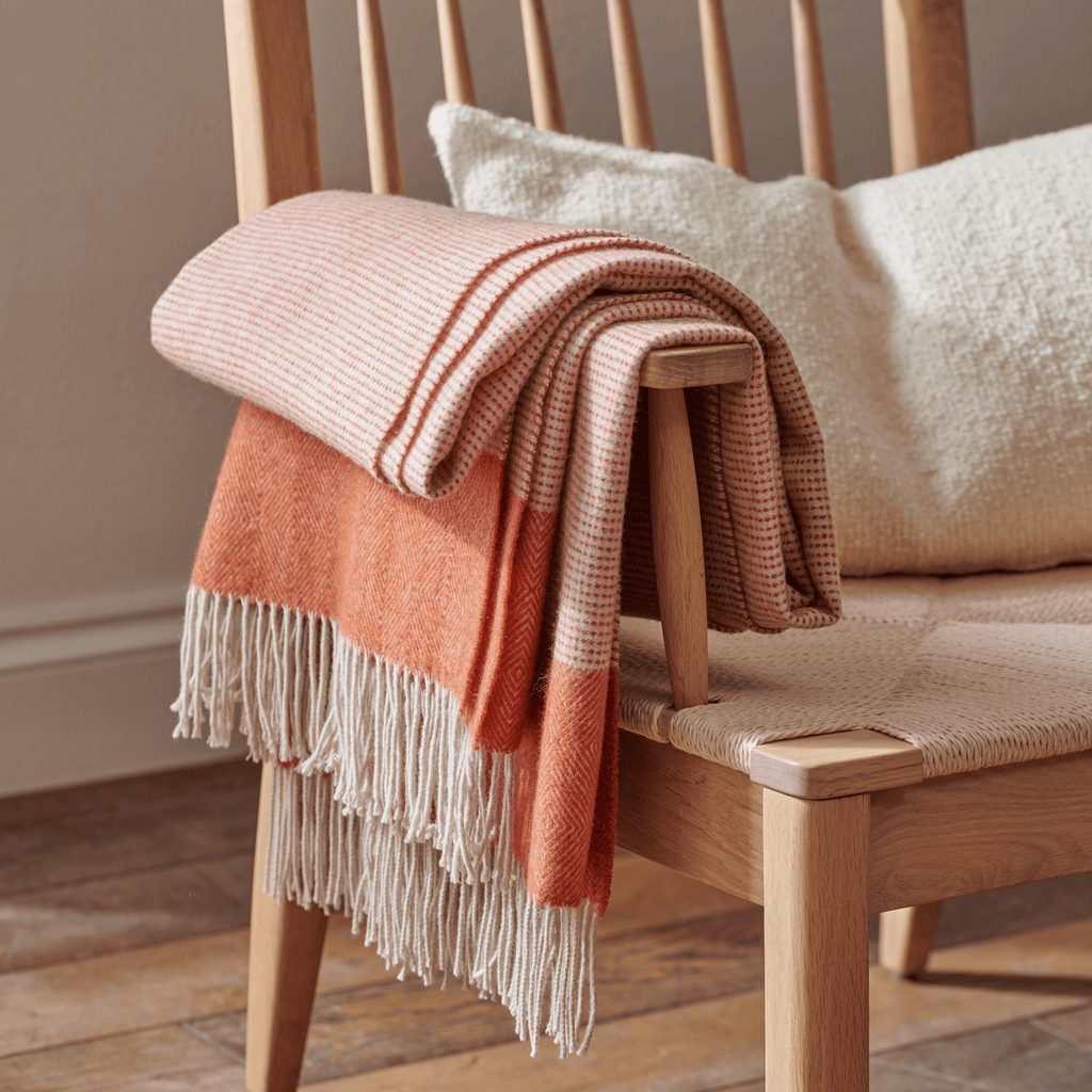 Otterburn Throw, Burnt Sienna – Neptune